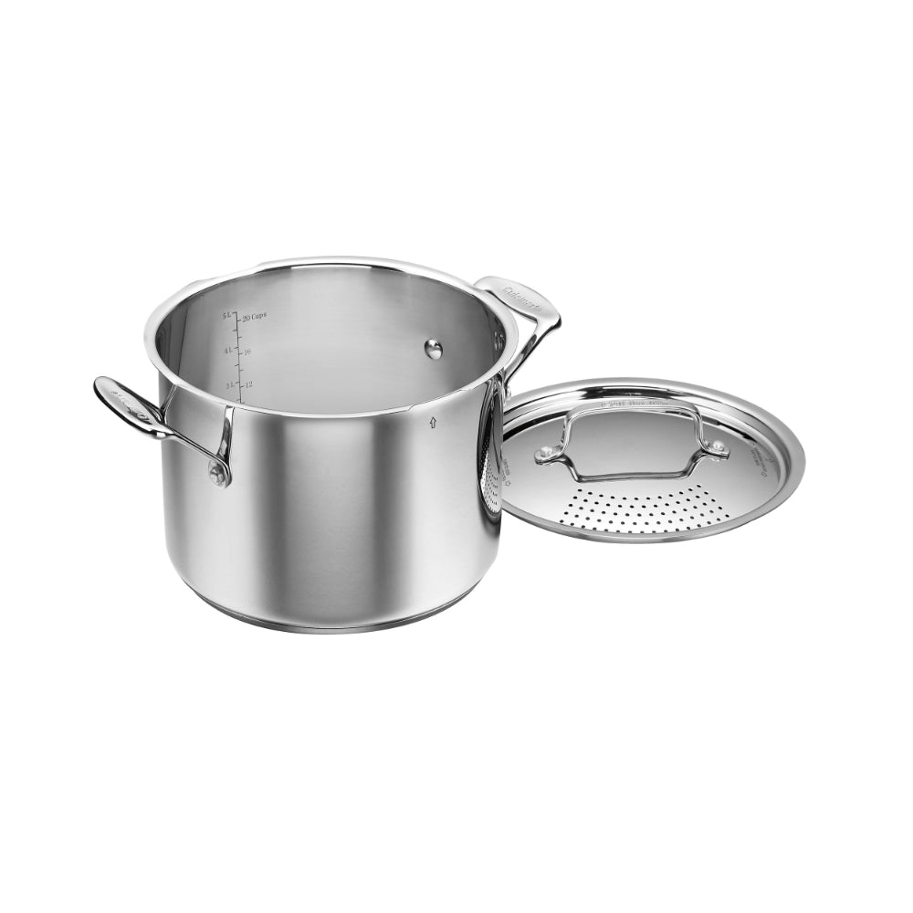 Olla Chef'S Classic De Acero Inoxidable De 6 Cuartos Con Tapa Coladora ...
